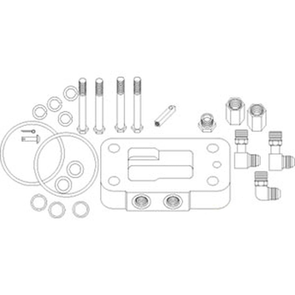 Auxiliary Hydraulic Outlet Kit Fits John Deere Replaces AR71331 ...