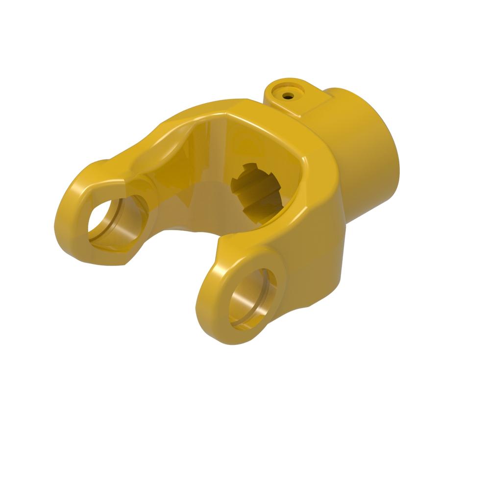 A-BP507060351-A-AI Tractor Yoke, Splined 1 3/8" - 6 Spline w/ QDP ...